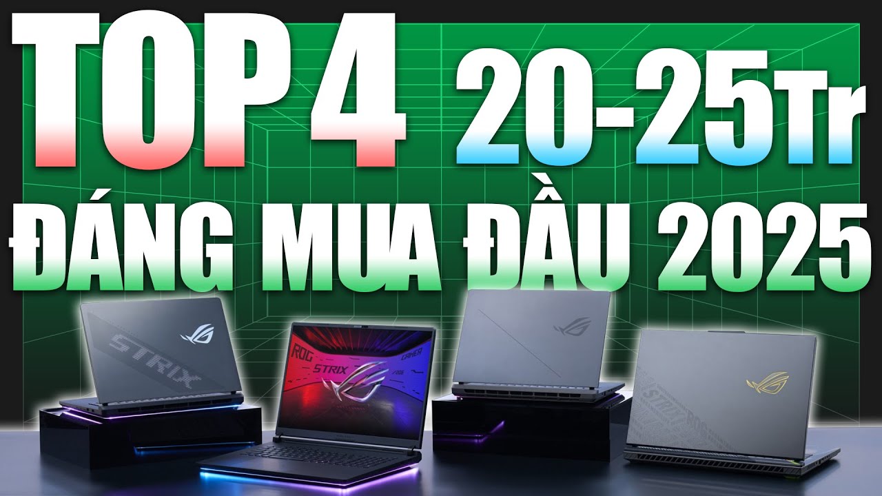 TOP 4 laptop gaming 20-25 Triệu ĐÁNG MUA NHẤT đầu năm 2025 | LaptopAZ ...