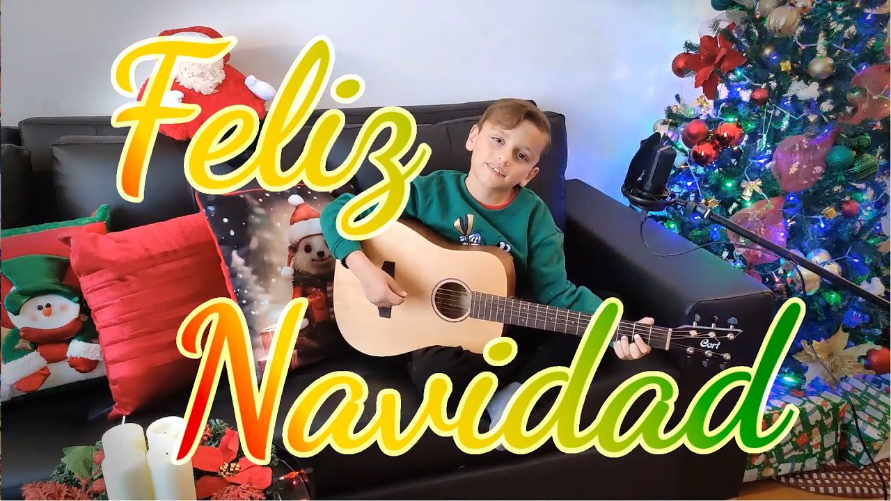 🎶 Alex canta "Feliz Navidad" 🎸Feliz Navidad - YouTube