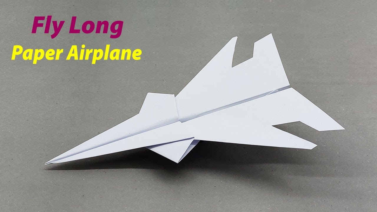 How to Make a Long Flying Airplane - YouTube