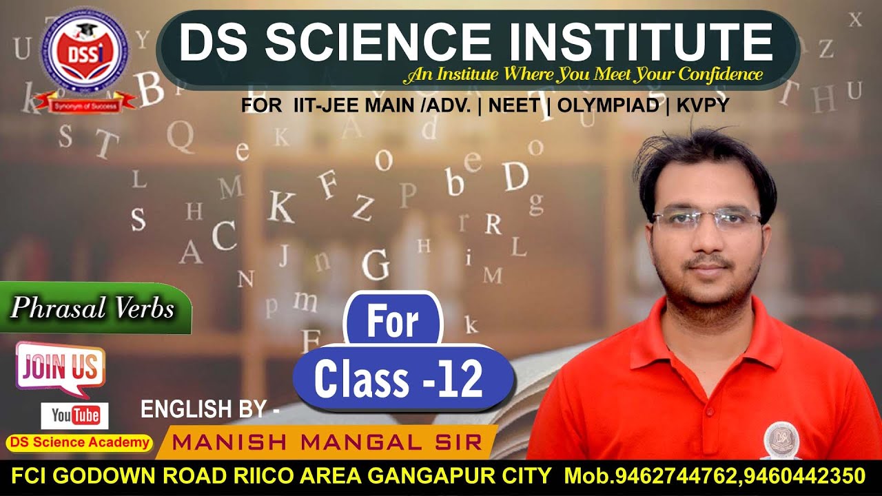Phrasal Verbs for Class 12th|| Important Concepts|| By Manish Mangal ...