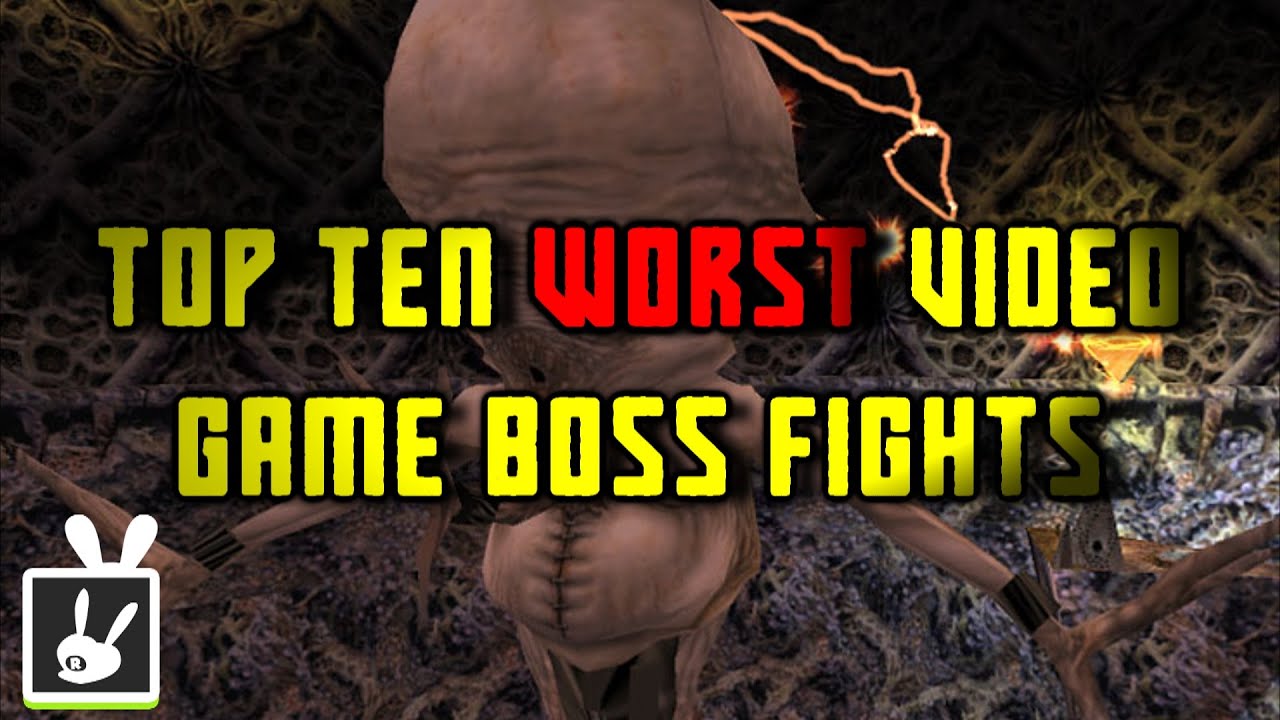 Top Ten Worst Video Game Boss Fights - YouTube