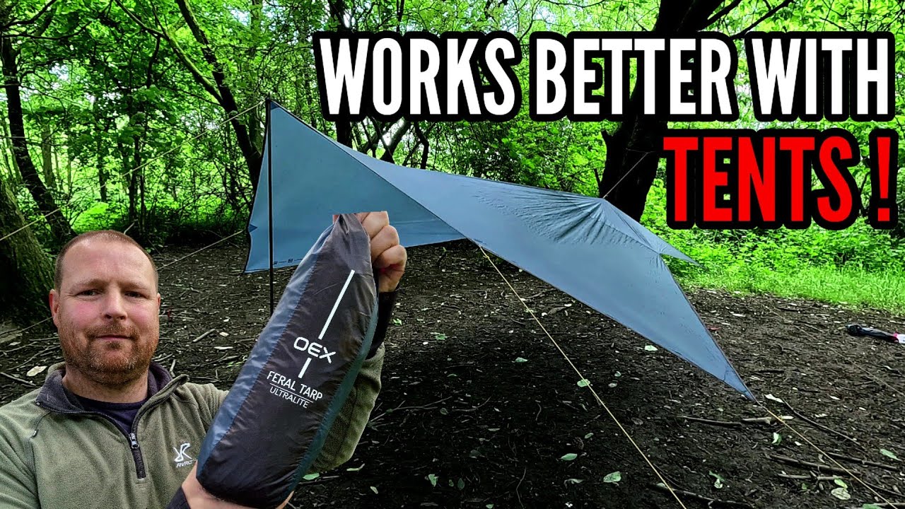 Oex feral ultralite tarp. A tarp that works better with tents than a ...