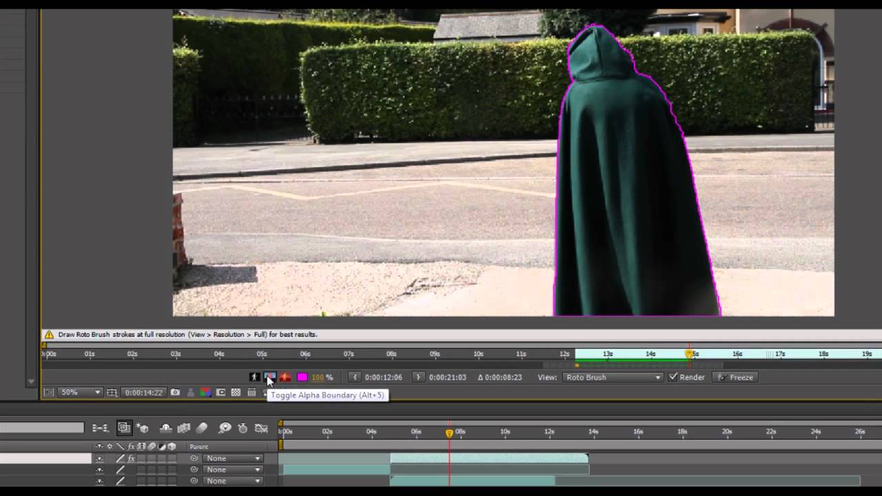 After Effects Invisible Predator Effect Tutorial Using Roto Brush - YouTube