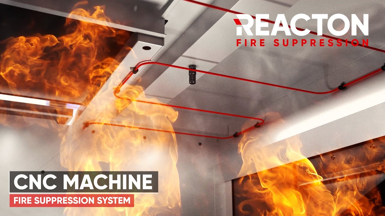 CNC Machine Automatic Fire Suppression System [System Showcase] - XECNC