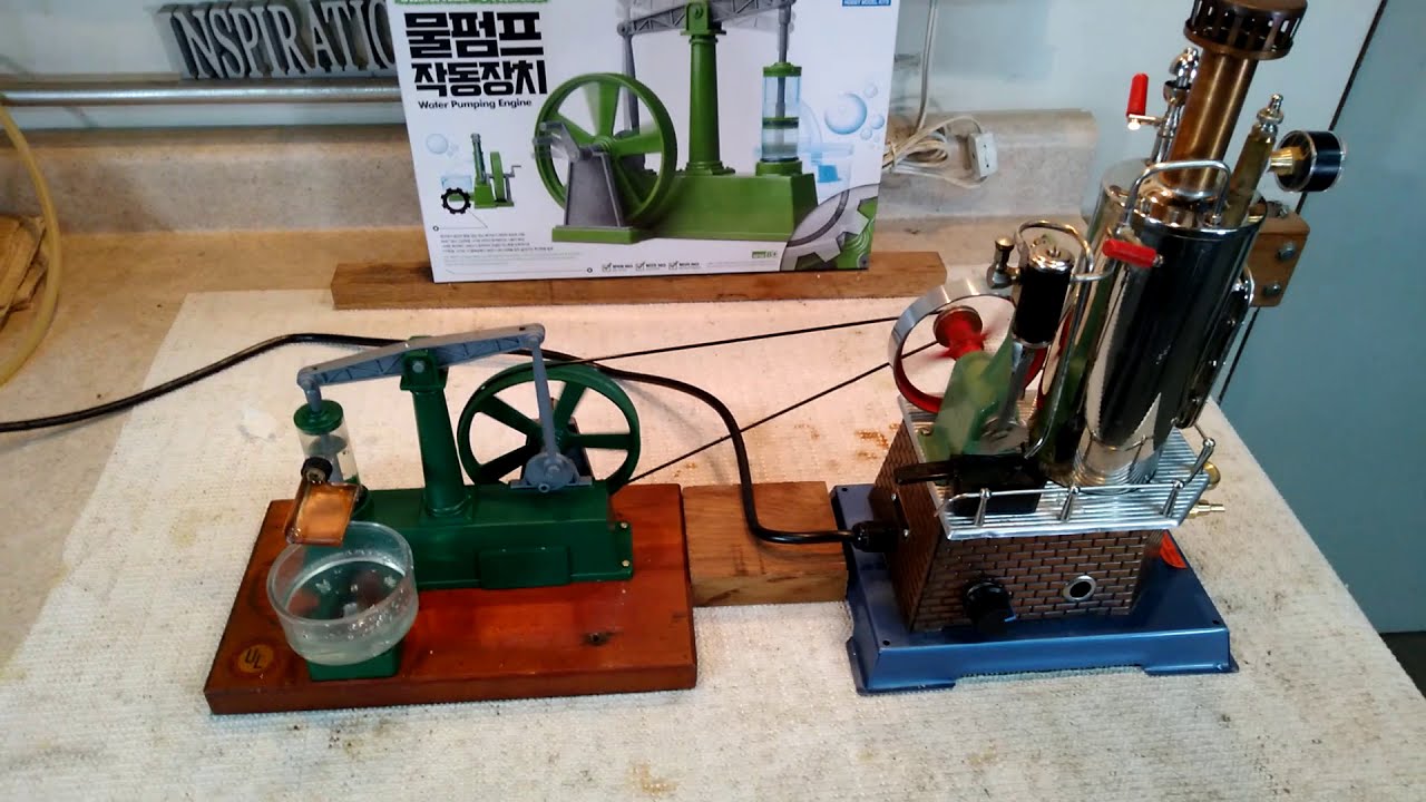 Academy water pump engine , tips & mods , powered by a Wilesco D45El ...