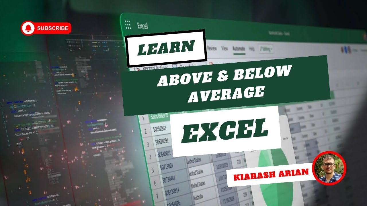 Conditional Formatting: ABOVE AVERAGE and BELOW AVERAGE in Microsoft ...