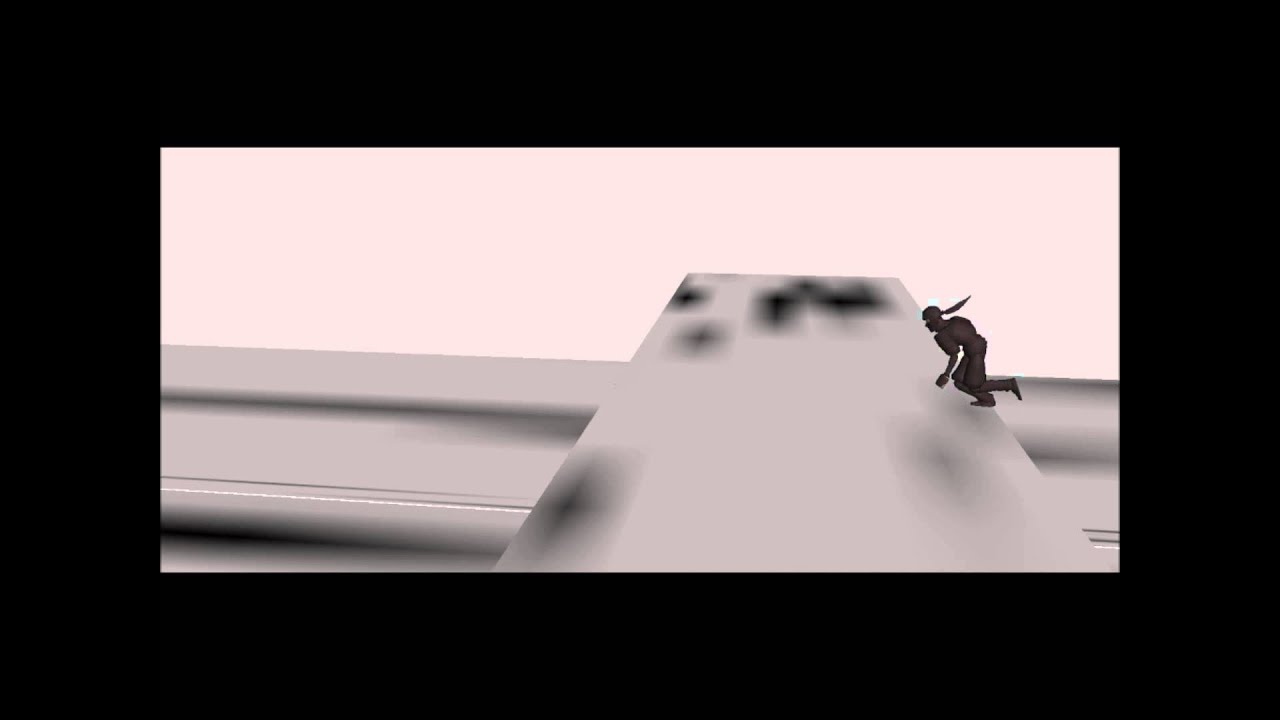 Ninja run and jump animation - YouTube
