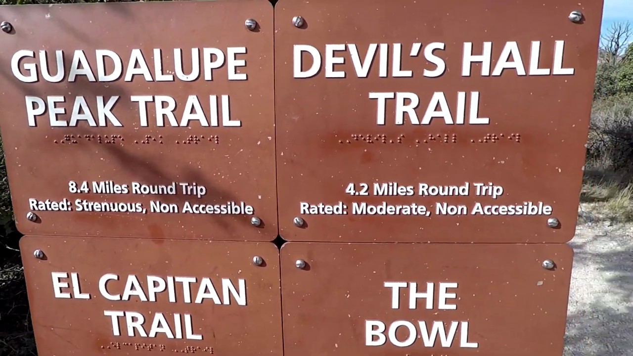 Devils Hall Hike Guadalupe National Park - YouTube