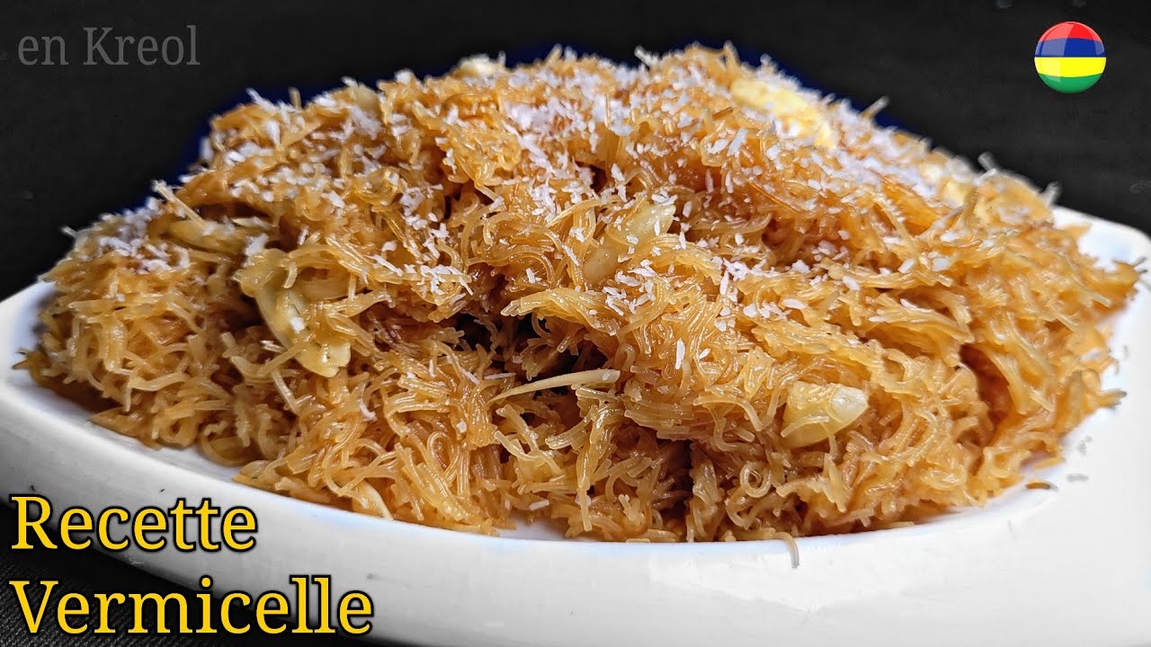 Recette Vermicelle Sec Facile (en Kreol 🇲🇺) | Rostone Vermicelli - YouTube