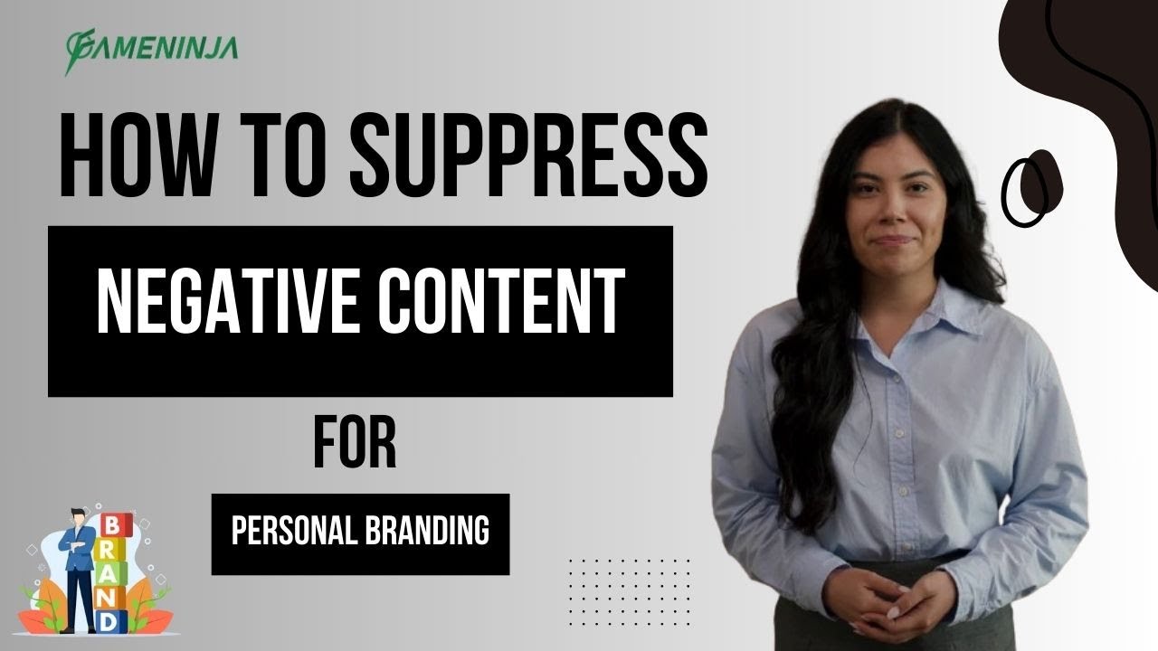 How to Suppress Negative Content for Personal Branding #personalbranding #Suppression - YouTube