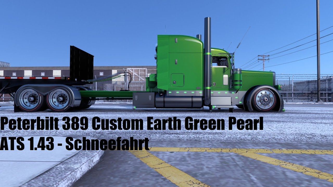Peterbilt 389 Custom Haterbilt | Frosty 4.5 Snow | Cat-3406e Zeemod ...