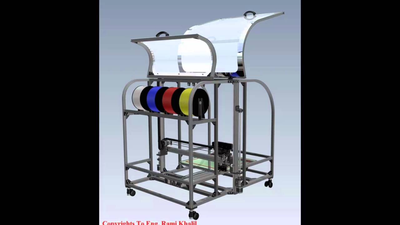 "ECHO" 3D Multi Colored Printer - YouTube