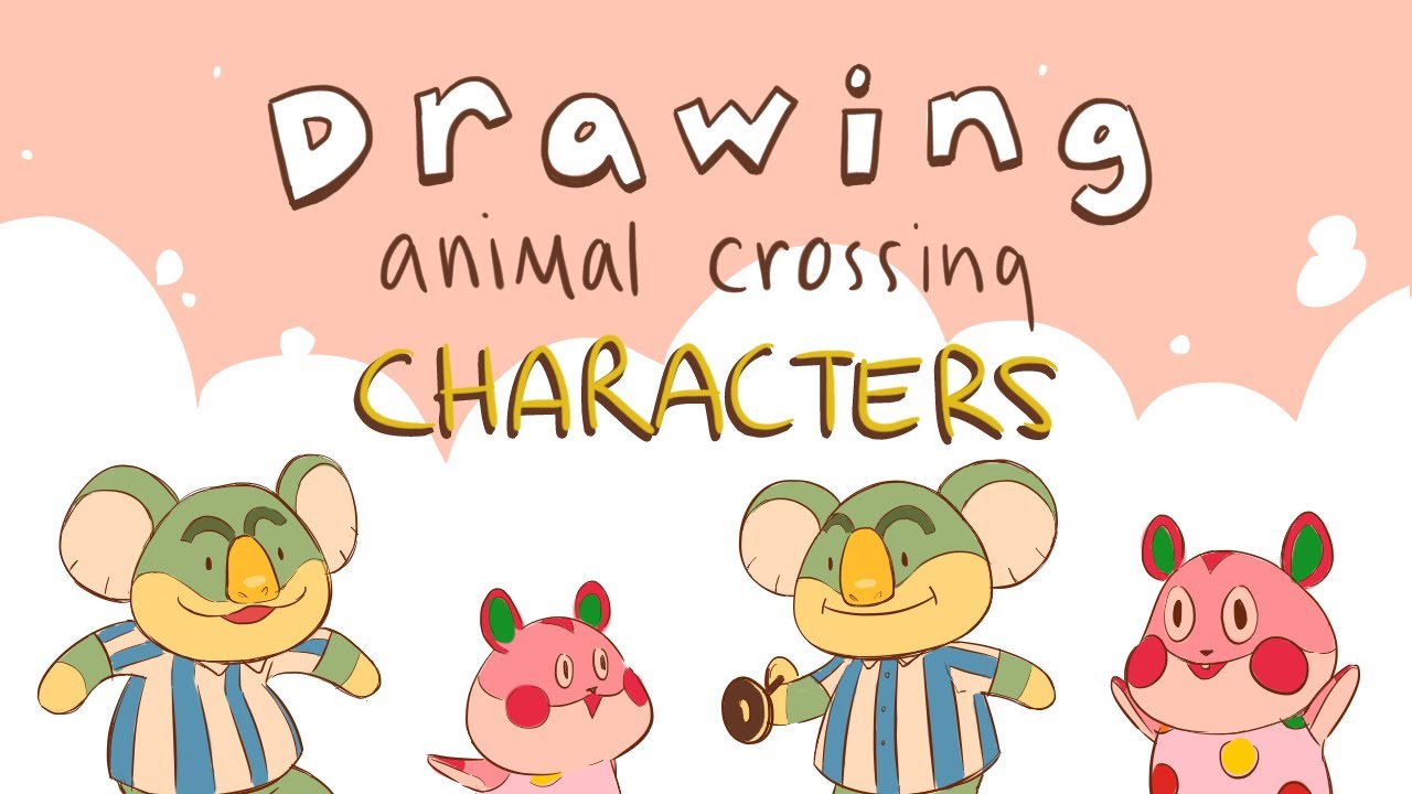 Drawing Animal Crossing Characters - Lyman & Apple - YouTube