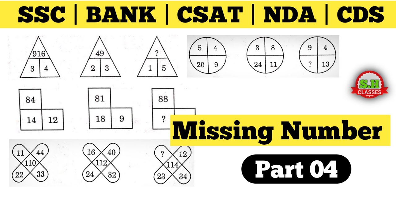 🔥Missing number reasoning🔥 | missing number reasoning hard Question ...