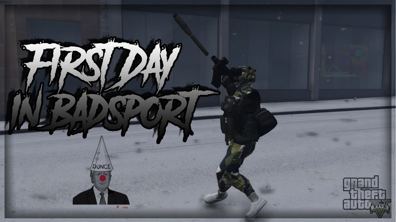 FIRST DAY IN BAD SPORT (GTA 5 ONLINE) - YouTube