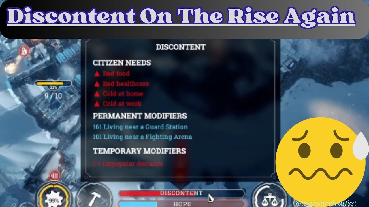 Discontent On The Rise Again🤯#frostpunk #gaming - YouTube