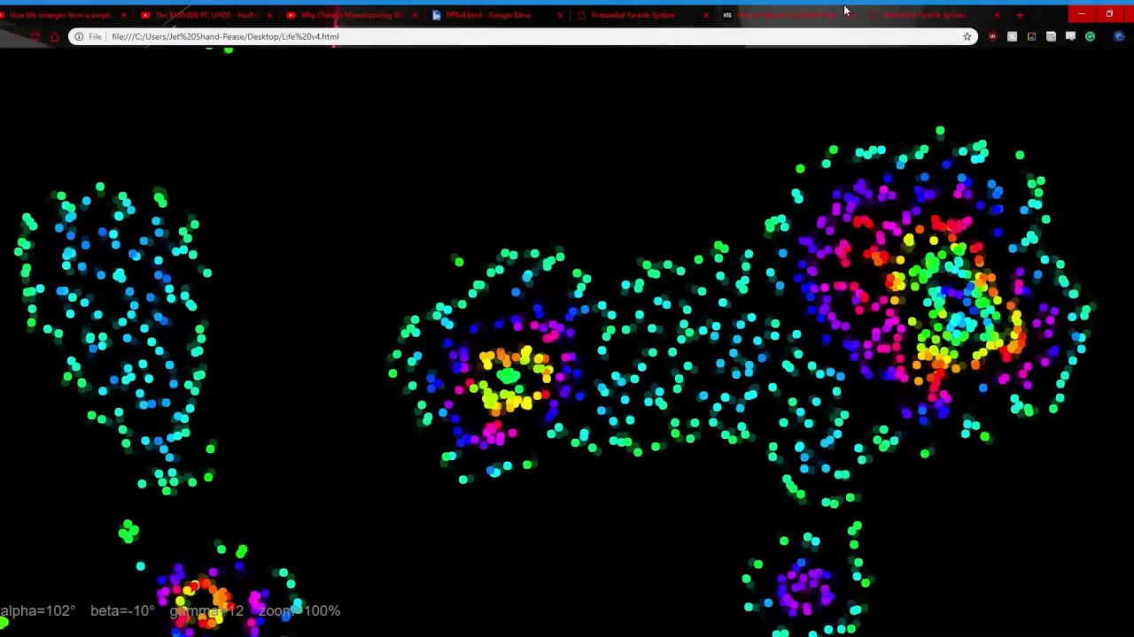 Primordial Particle System - YouTube