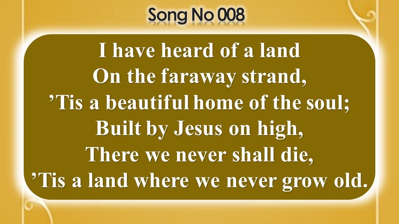 008-I have heard of a land - YouTube