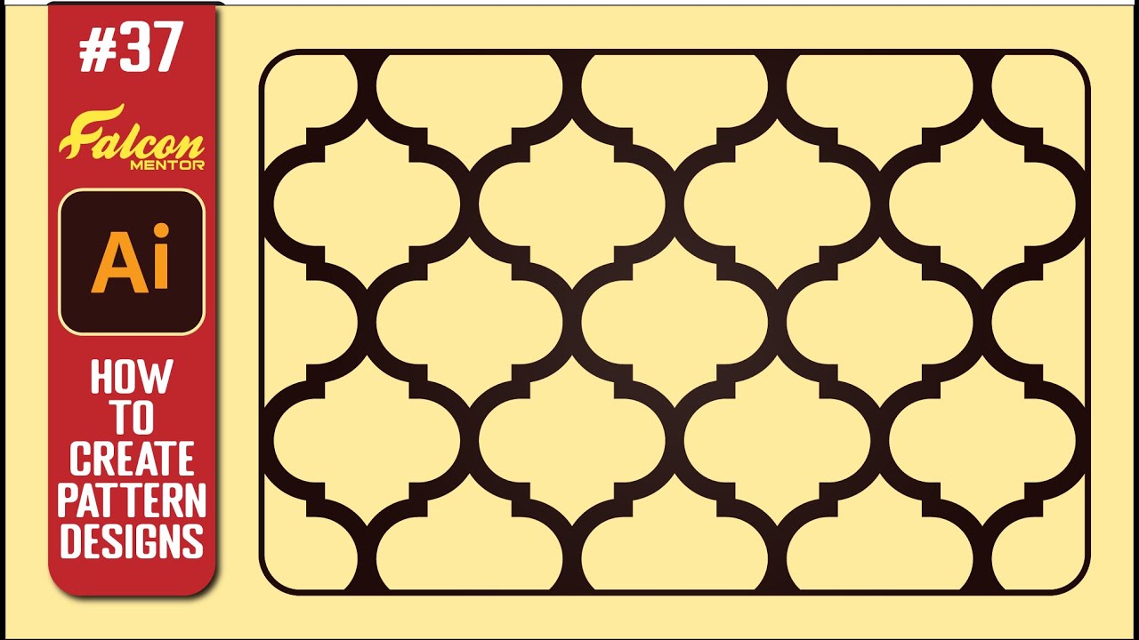 Create a Stunning Pattern in Illustrator / #37 - YouTube