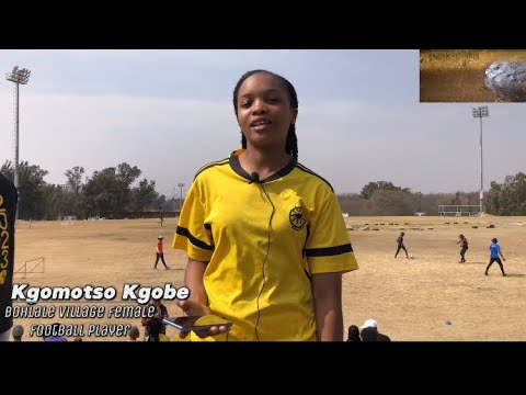Kgomotso Kgobe | Bohlale Village Female Football player - YouTube