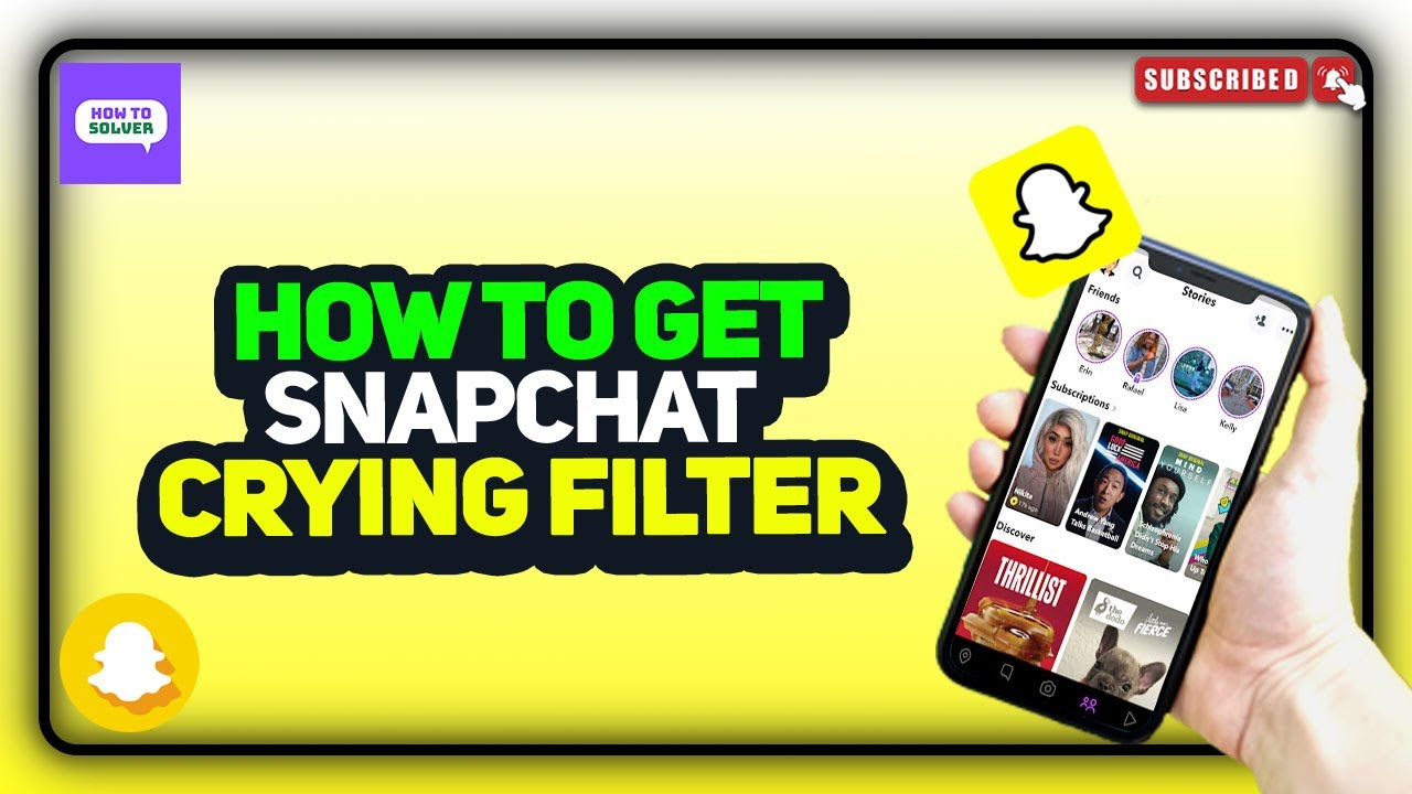 How To Get Snapchat Crying Filter 2025 - YouTube