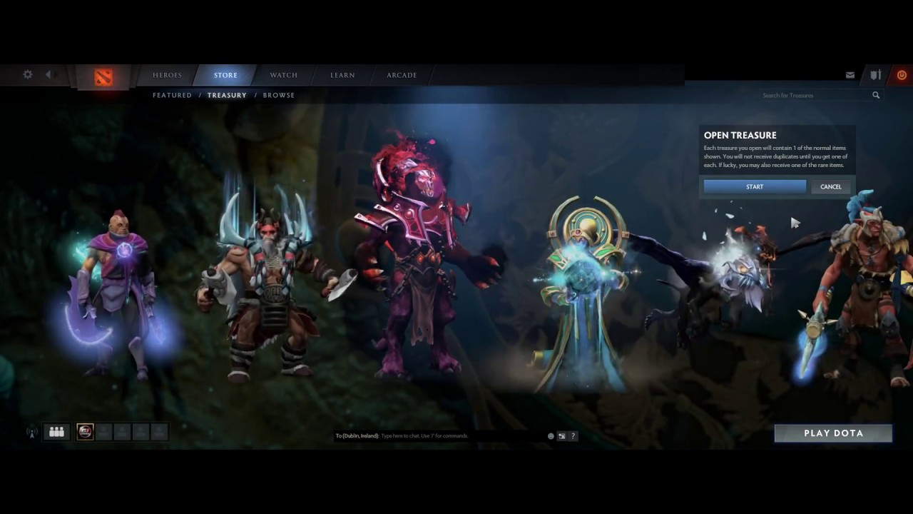 Dota 2 Trove Carafe 2017 opening - Golden Trove Carafe opened! - YouTube