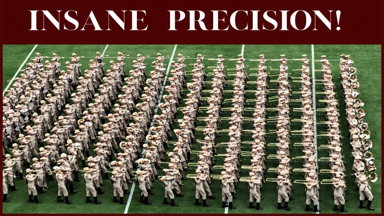 The Ultimate Fightin' Texas Aggie Band First Halftime Drill - College ...