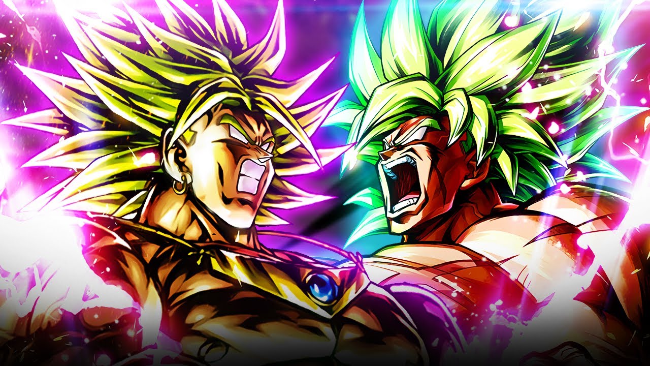 THE POWER OF RAGE! DOUBLE LEGENDARY SSJ BROLY'S BAND TOGETHER FOR CHAOS ...