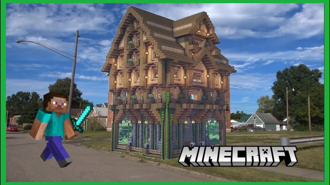 Minecraft Building In Real Life?!? (Day 890, 9-23-2022) - YouTube