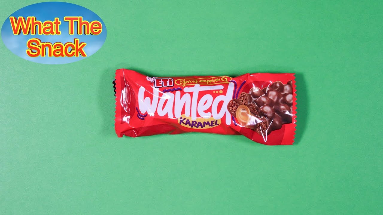 ETi Wanted Caramel Chocolate Bar - YouTube