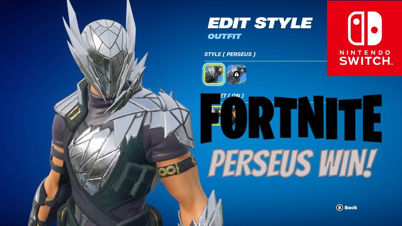FORTNITE PERSEUS WIN! NINTENDO SWITCH - YouTube