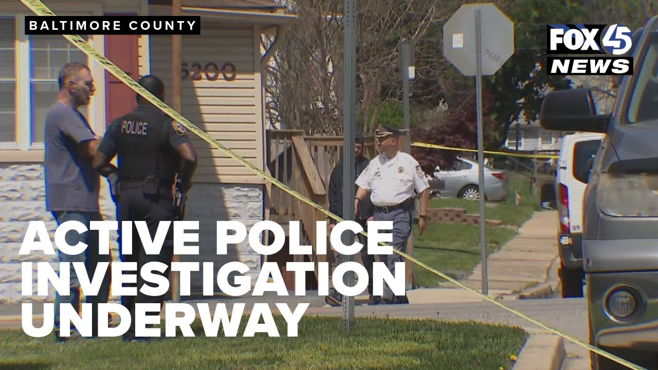 Police on scene of 'active investigation' in Maryland - YouTube