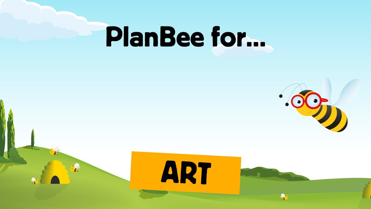 PlanBee for Primary Art - YouTube