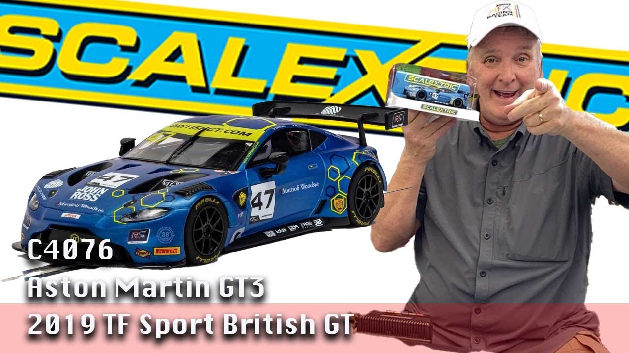 Aston Martin GT3 - 2019 TF Sport British GT | C4076 | Scalextric - YouTube