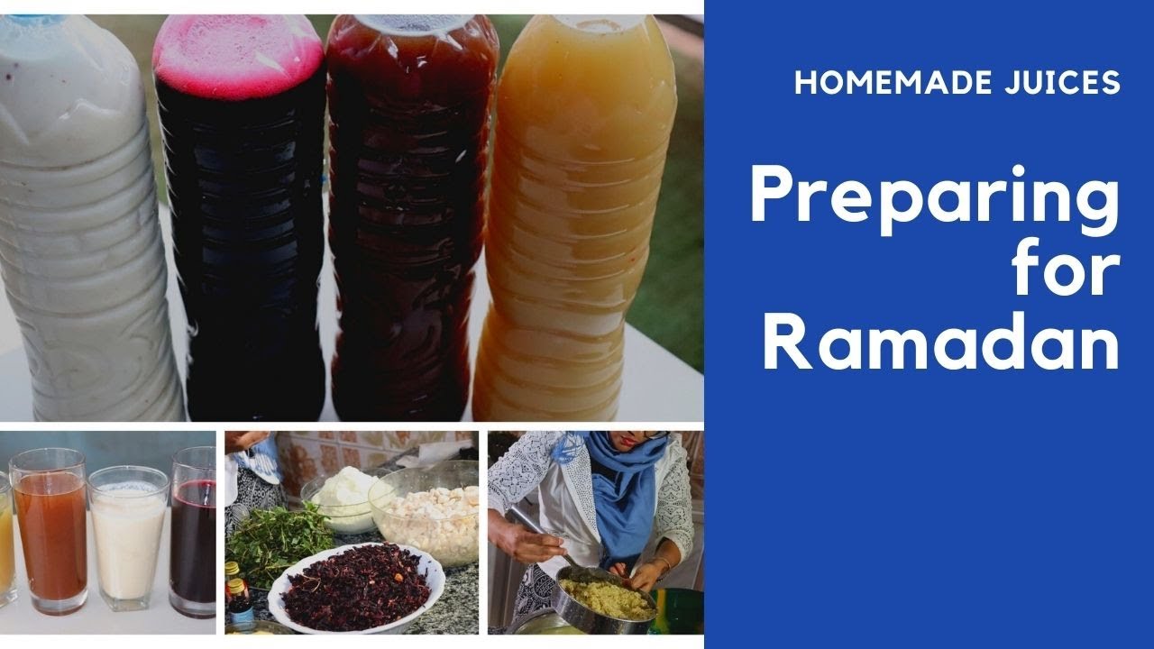 My African juices recipe (Bissap, ginger, tamarind and Baobab juice ...