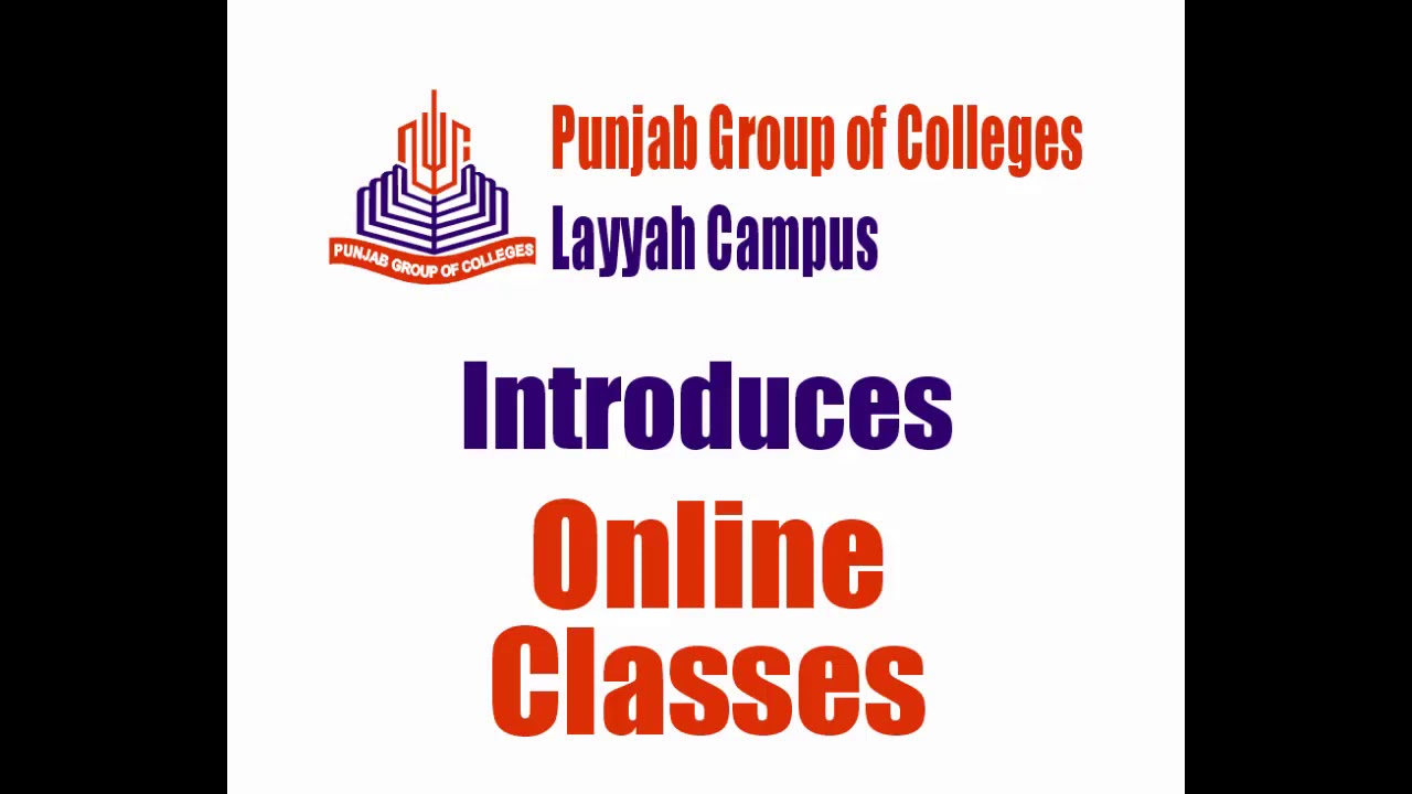 PGC Layyah Punjab Group of Colleges Layyah Campus - YouTube