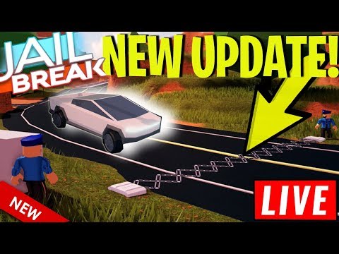 JAILBREAK NEW UPDATE TONIGHT! ROBLOX Cybertruck, Spike Traps, New Items ...