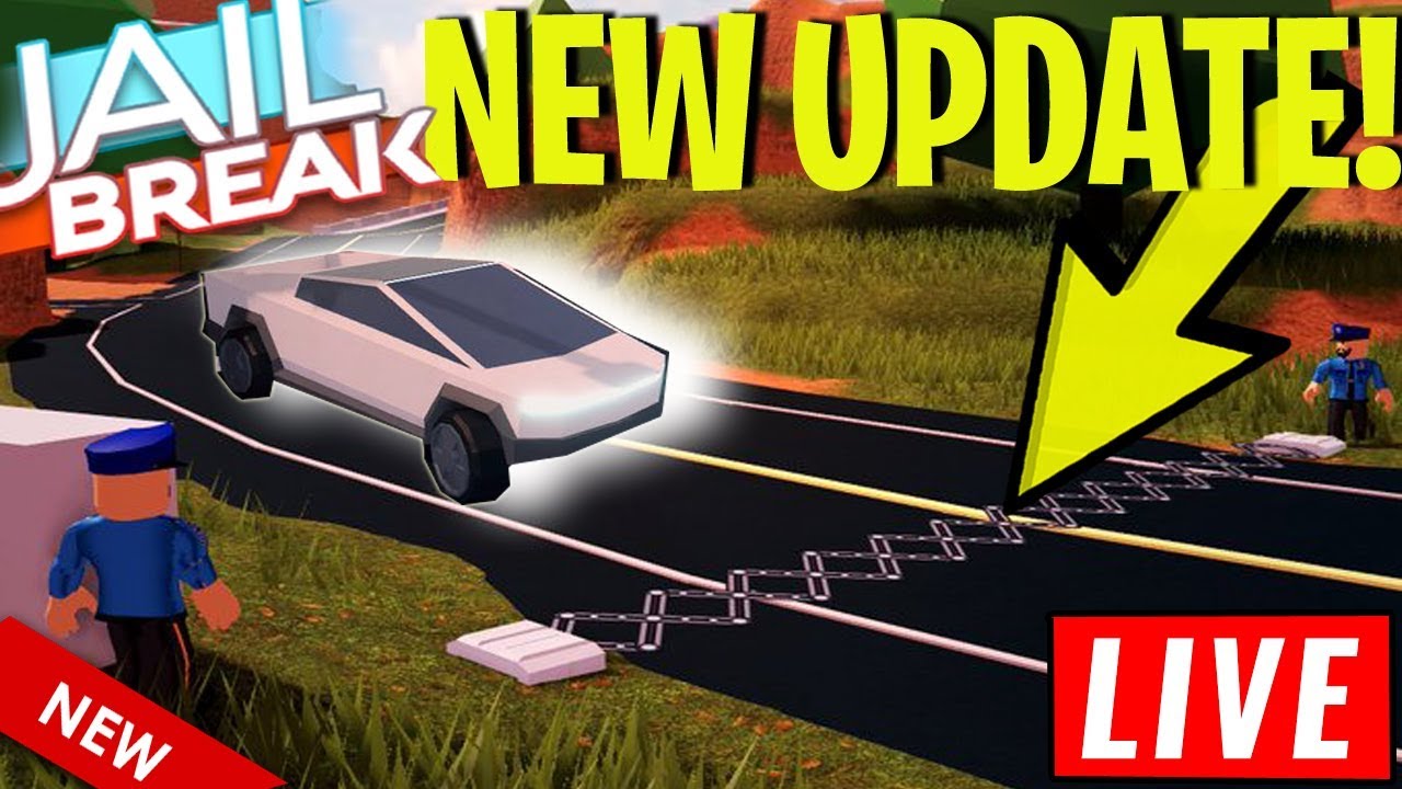 JAILBREAK NEW UPDATE TONIGHT! ROBLOX Cybertruck, Spike Traps, New Items ...