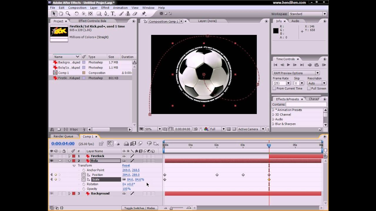 Tutorial After Effect A 01b Transform Animate Youtube 6705