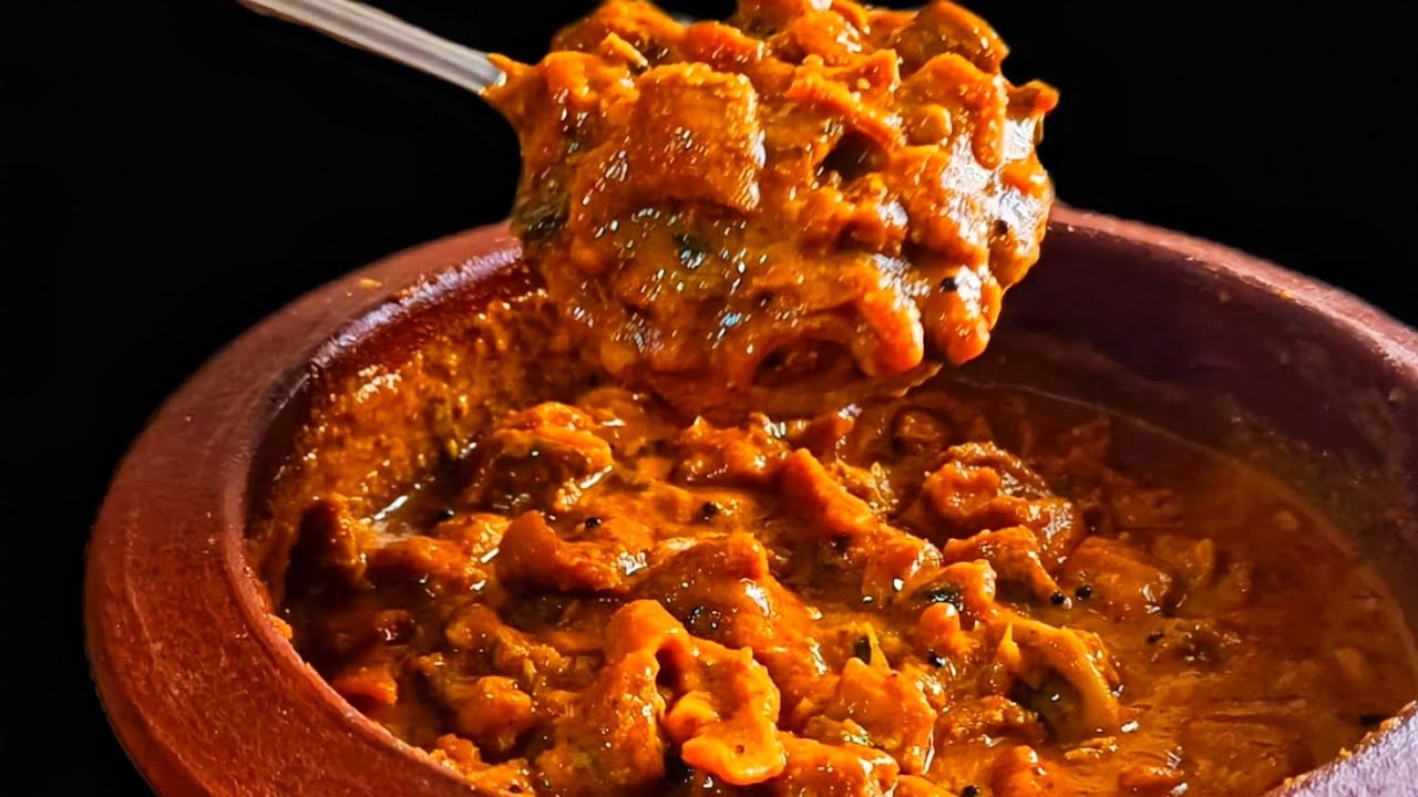 Village Style Goat Intestine Gravy | Goat Intestine Curry | Mutton Boti ...