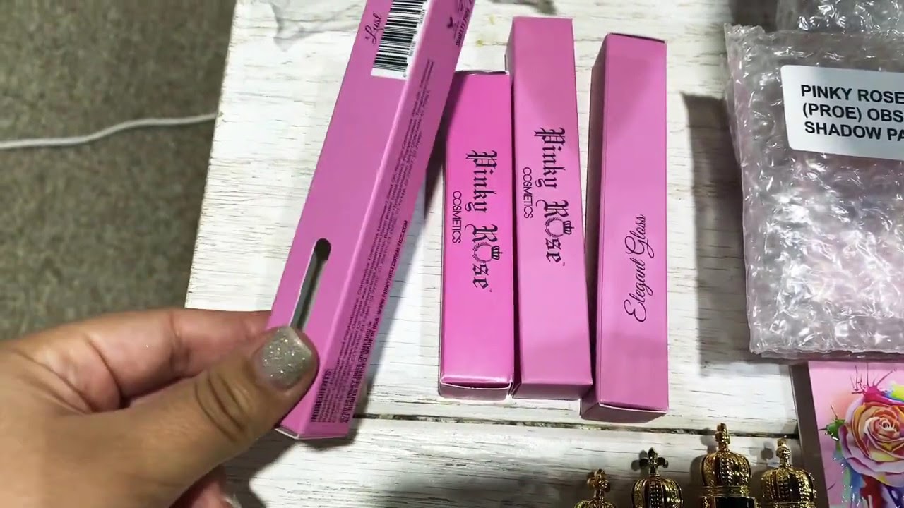 Wholesale Pinky Rose Cosmetics Elegant Lip Gloss Collection 4 Shades l ...