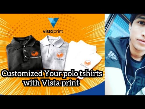 Vistaprint offers customized polo t-shirts || ‎‎@vistaprint embroided ...