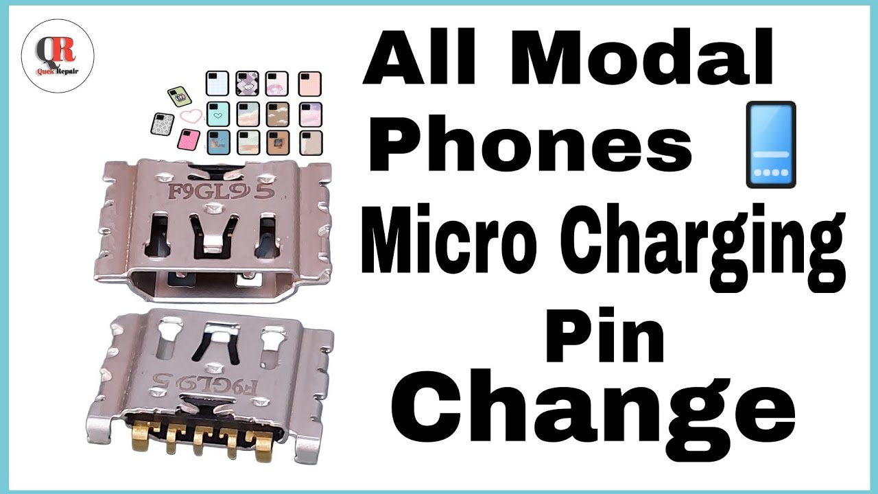 How to Change Micro Charging pin || All Modal Phones Change Charging ...