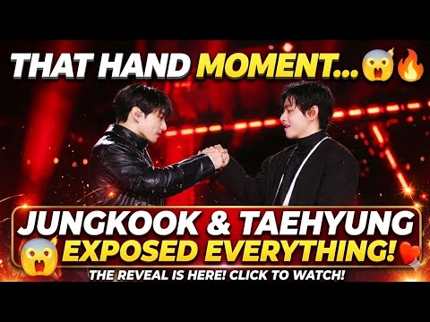 O El Teması Anı… Jungkook'un Taehyung'a Tepkisi Her Şeyi Ortaya Çıkardı 😳🔥