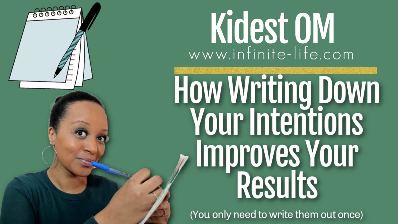 How Writing Down Your Intentions Improves Your Results (Intention ...