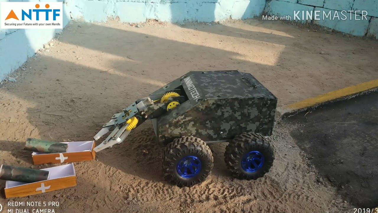 NTTF (DTC ) TERRANAUT ROBOTIC EVENT 2K19 IN BVB HUBLI - YouTube