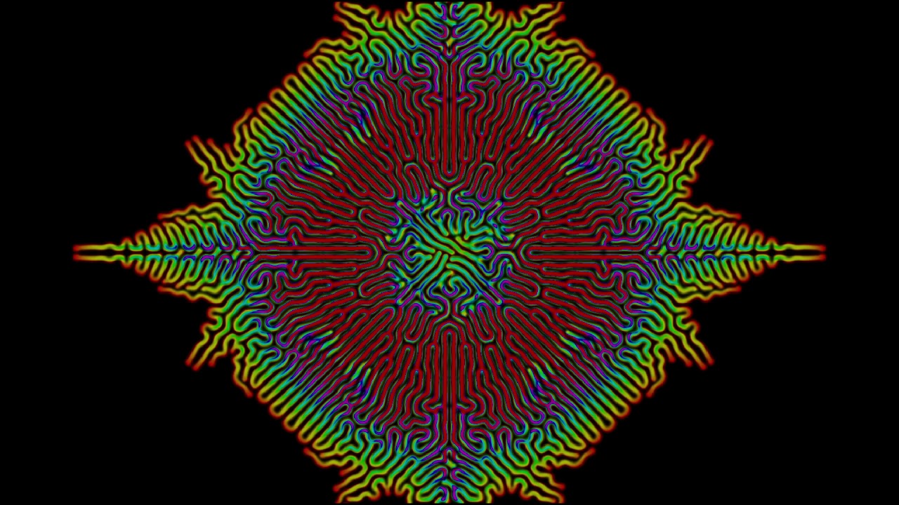 Reaction Diffusion Experiment #1 - YouTube