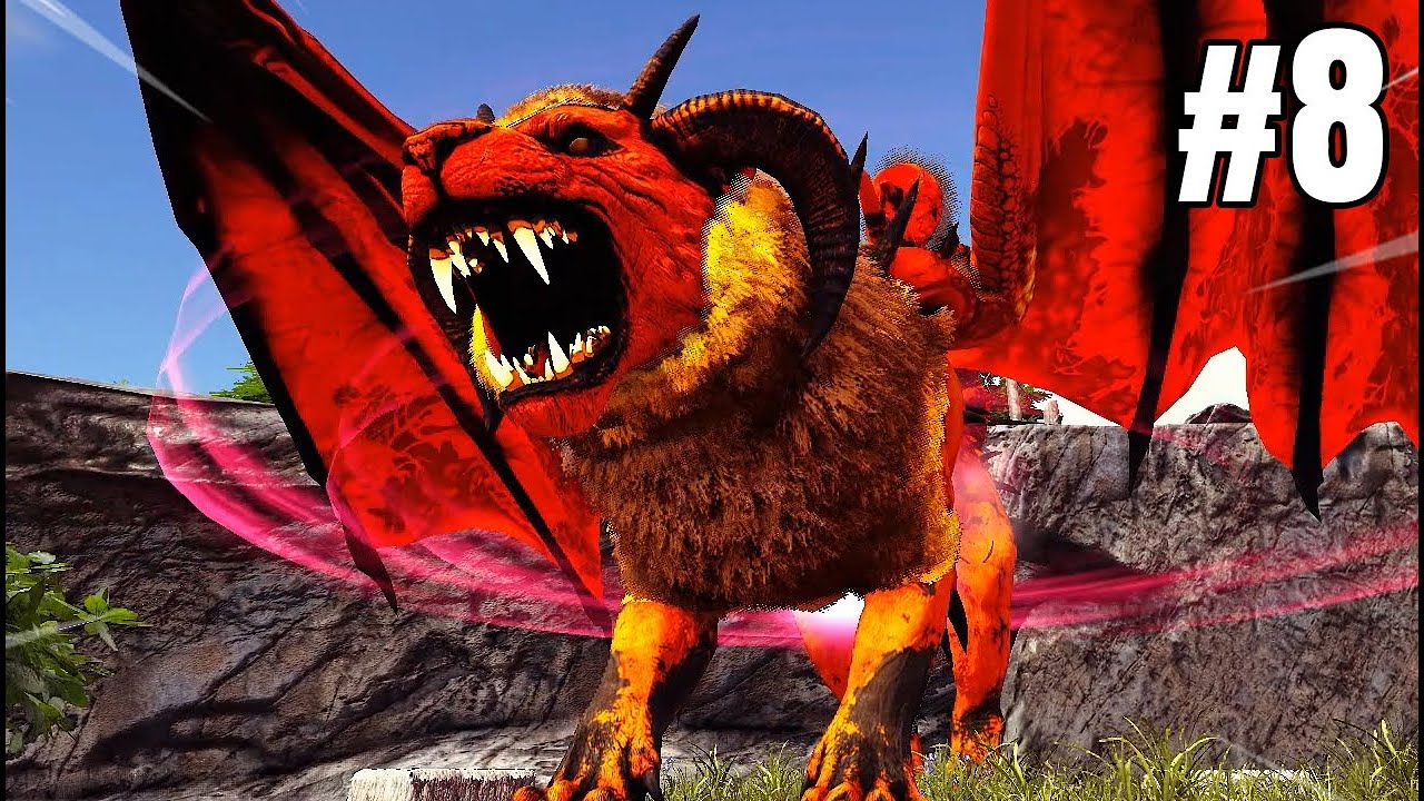 Gw Evolusi Manticore Menjadi Fire Manticore Dan Dia Kuat Banget! - ARK ...