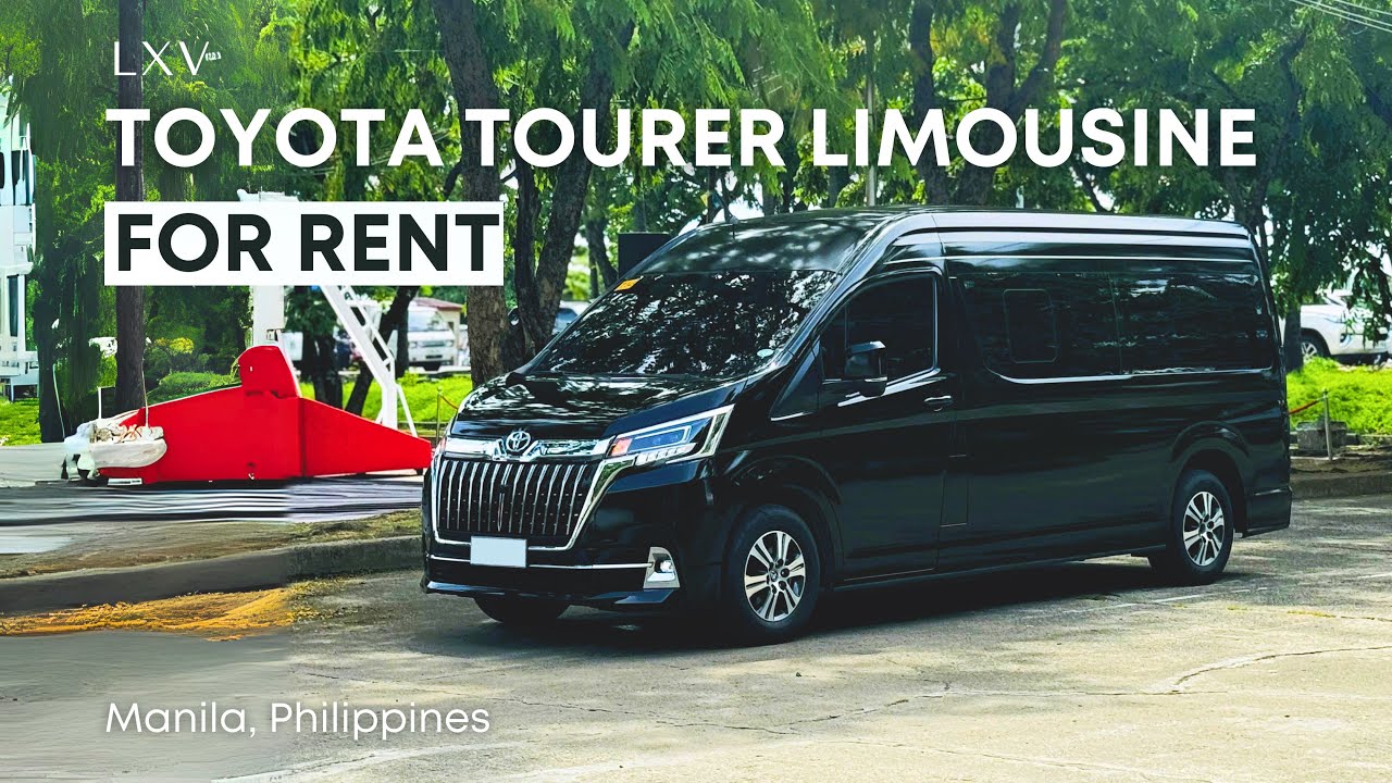 New Toyota Tourer Limousine: Luxury VIP Van for Rent in Manila by LXV ...