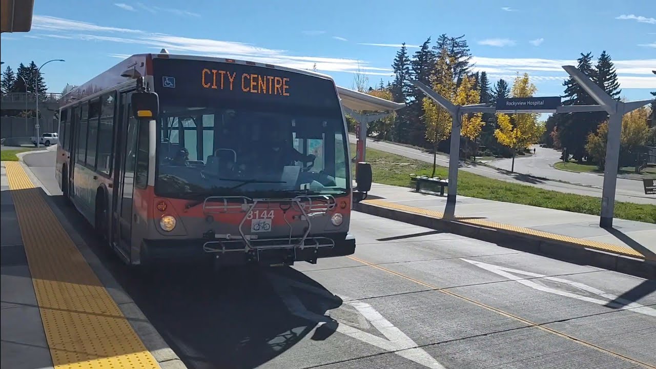 CALGARY TRANSIT: Rockyview Hospital BRT Station (full station tour ...